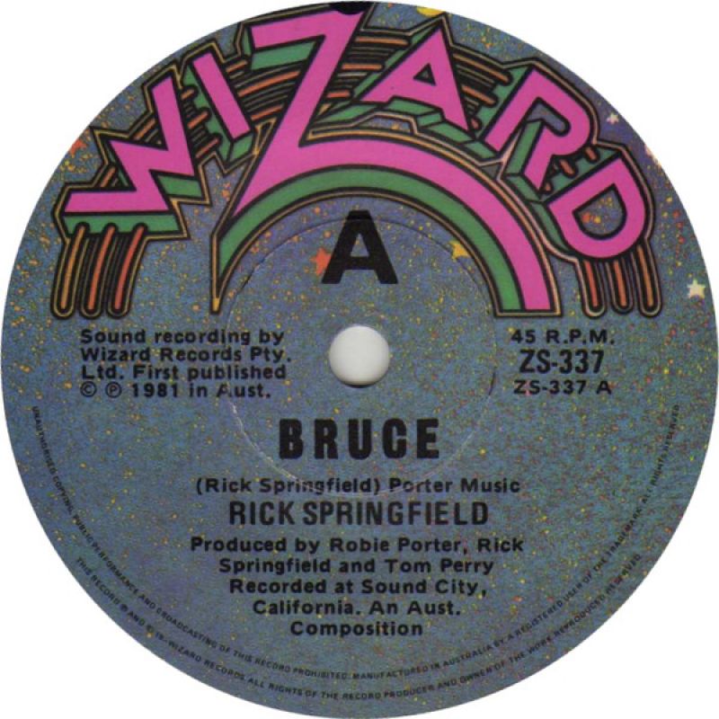 Rick Springfield - Bruce [1981] - hitparade.ch